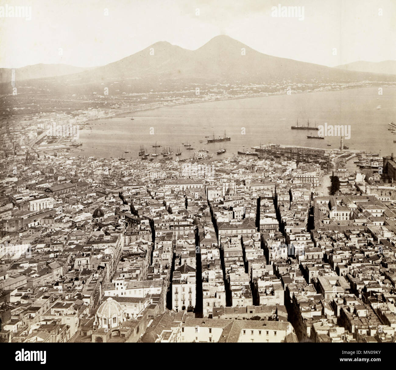 . Views of Naples. Albumen print. Circa 27 x 38,5 cm. . 1870s. Achille ...