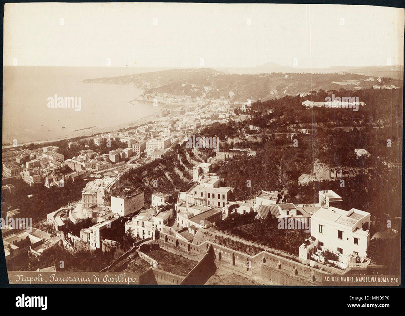 . Views of Naples. Albumen print. Circa 27 x 38,5 cm. . 1870s. Achille ...