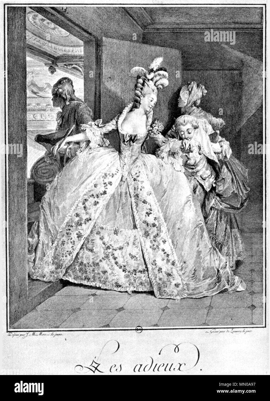 English: Farewells Français : Les Adieux ???????: ???????? . 1777. Les ...