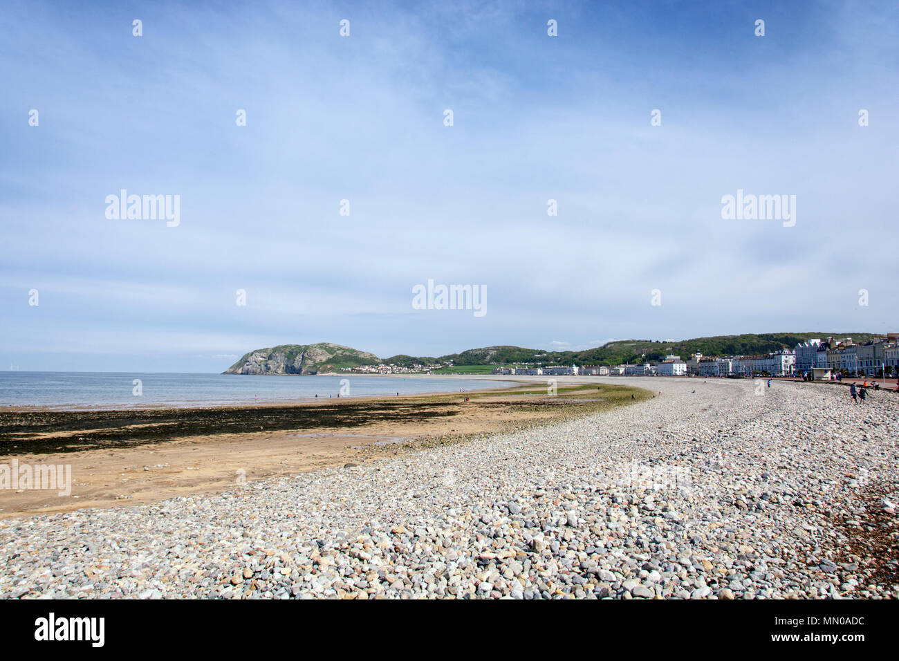 Llandudno Holiday resort North Wales Stock Photo - Alamy