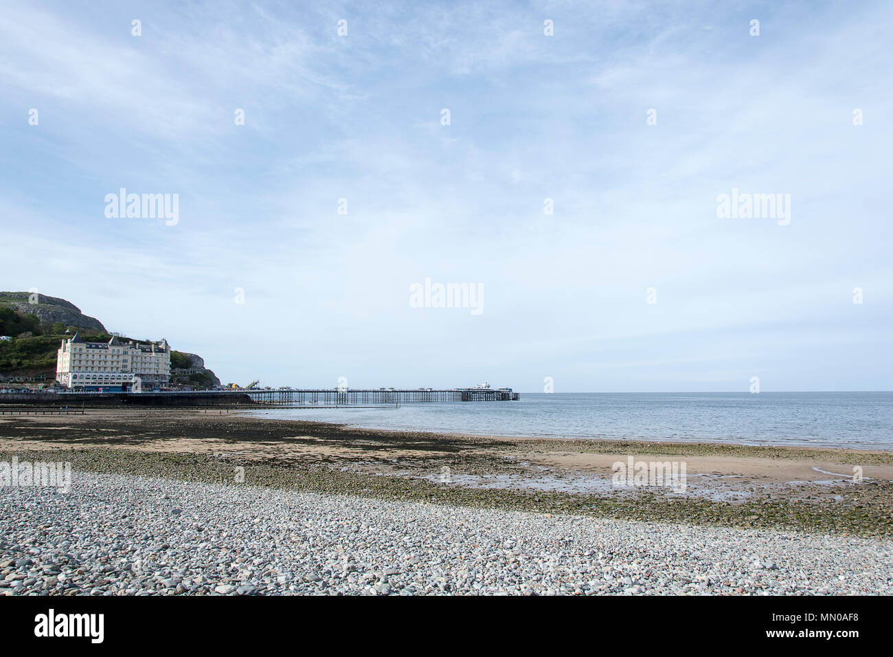 Llandudno Holiday resort North Wales Stock Photo - Alamy