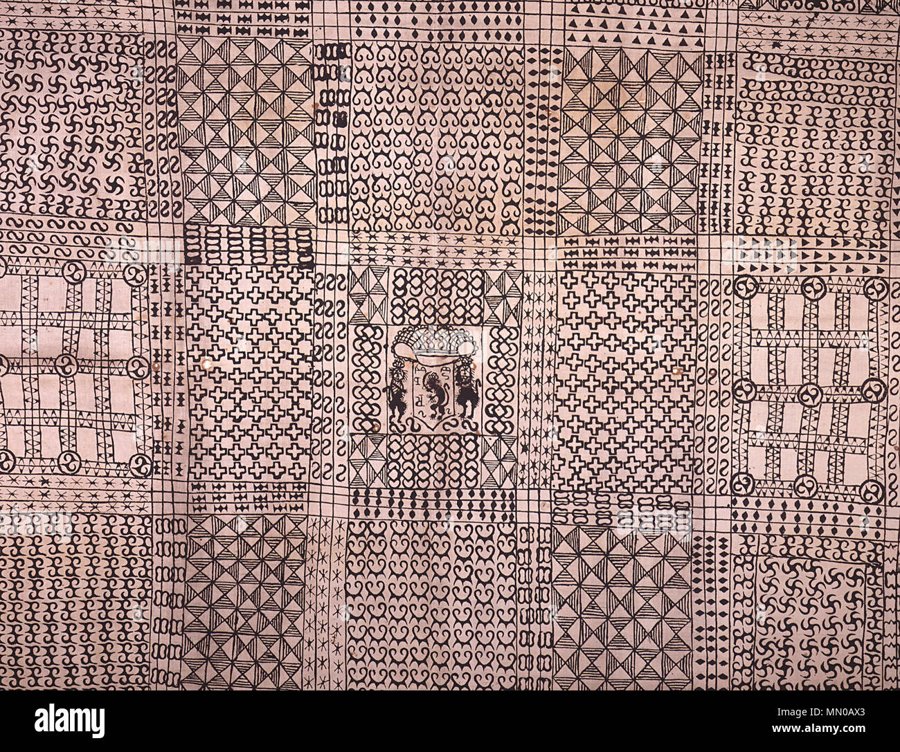. English: Adinkra cloth . 1825. Unknown Adinkra 1825 Stock Photo - Alamy