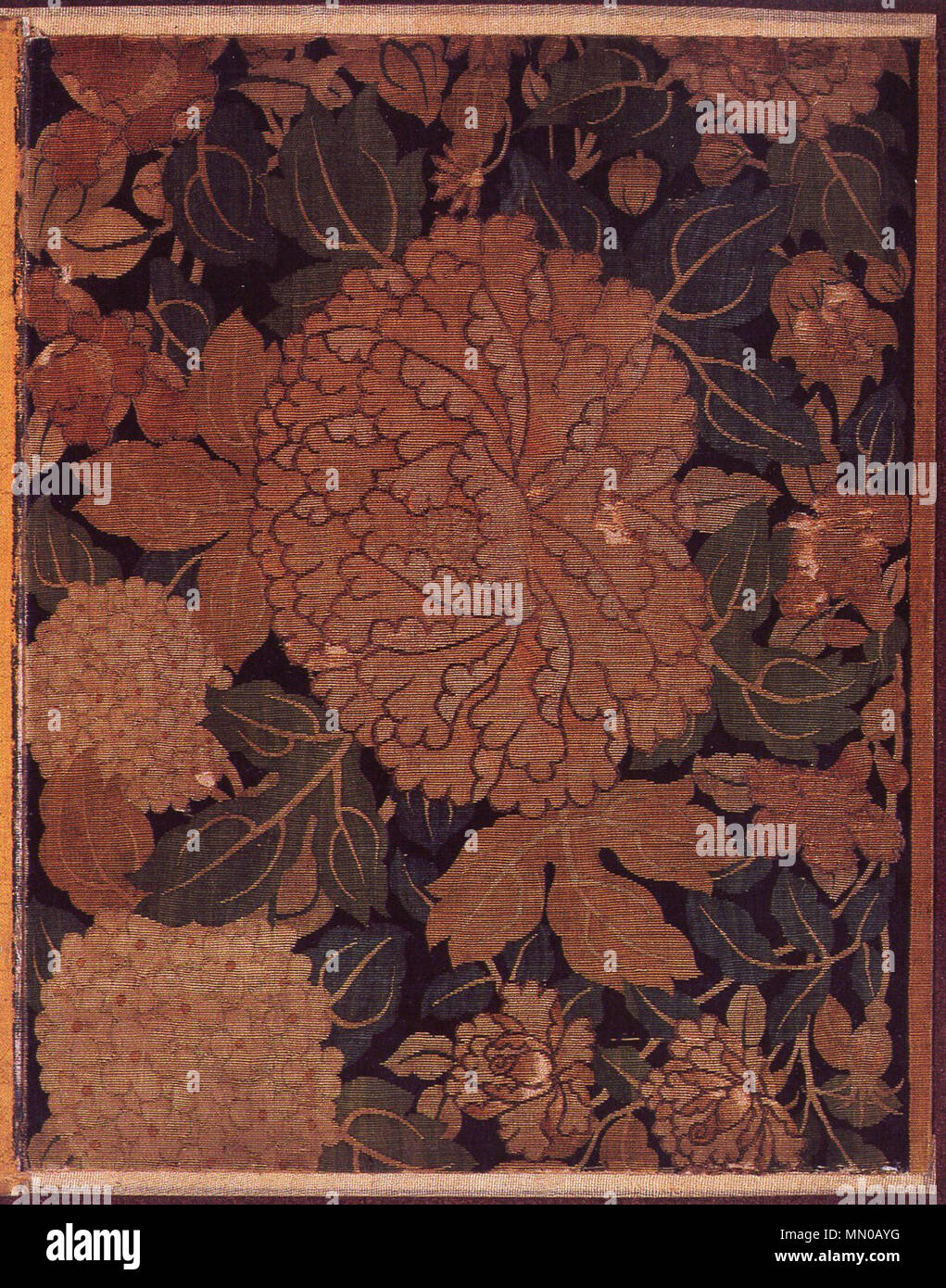 . English: Song Dynasty silk tapestry cover for the 'Admonitions Scroll ...