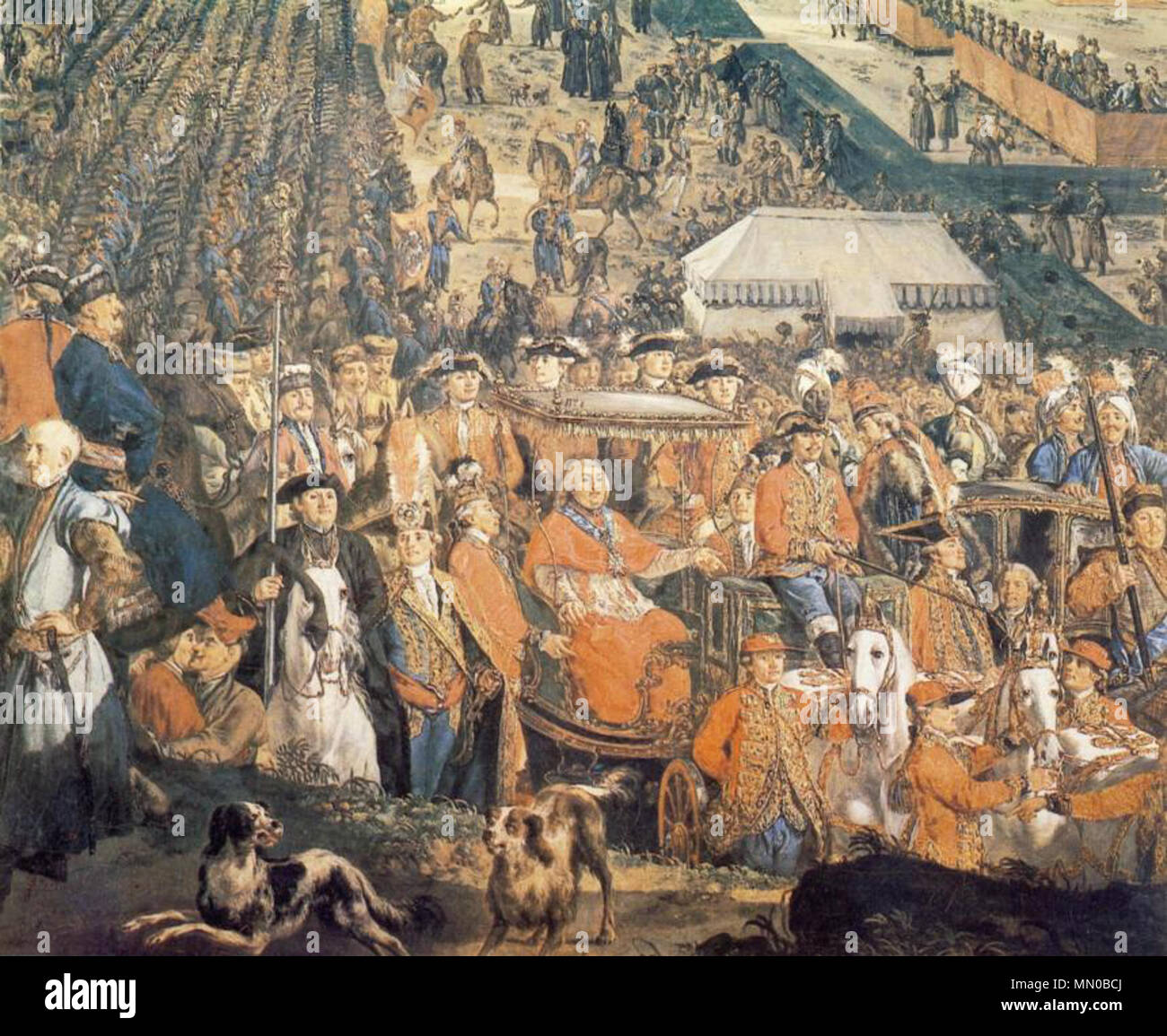 Election of Stanisław Augustus Stock Photo - Alamy