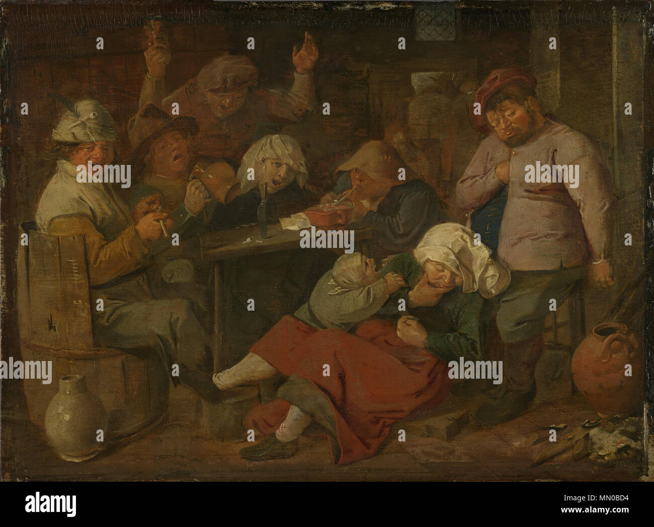 Adriaen brouwer peasants hi-res stock photography and images - Alamy