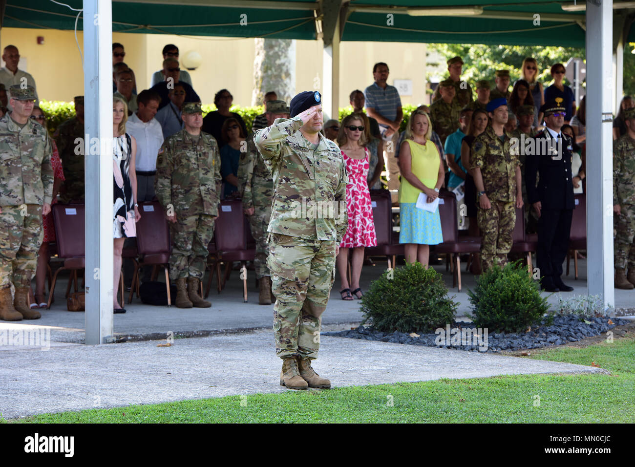 U. S. Army Lt. Col. Kane D. Morgan, Incoming Commander U.S. Army Health ...