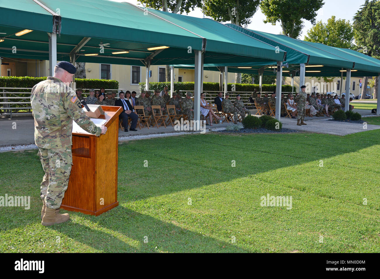 U. S. Army Lt. Col. Andrew G. Sims Jr., Outgoing Commander Public ...