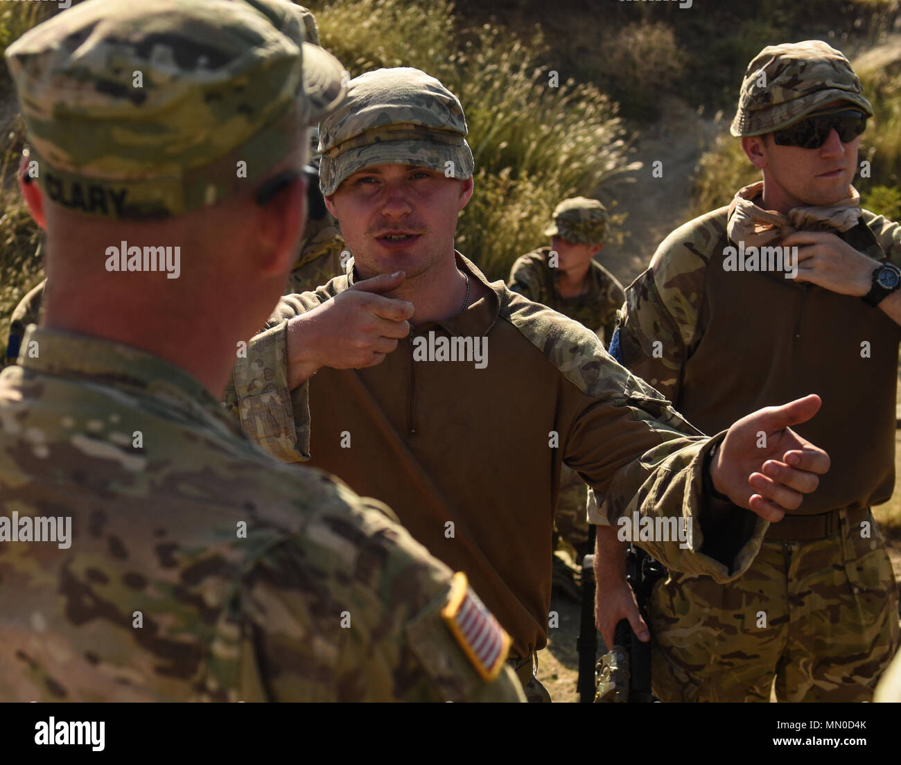 VAZIANI MILITARY BASE, Georgia -- British paratroopers from 2nd ...