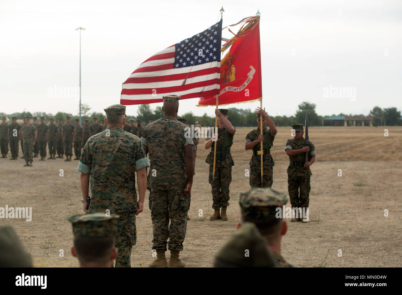 Colonel Sean M. Salene, left, commanding officer of Special Purpose ...