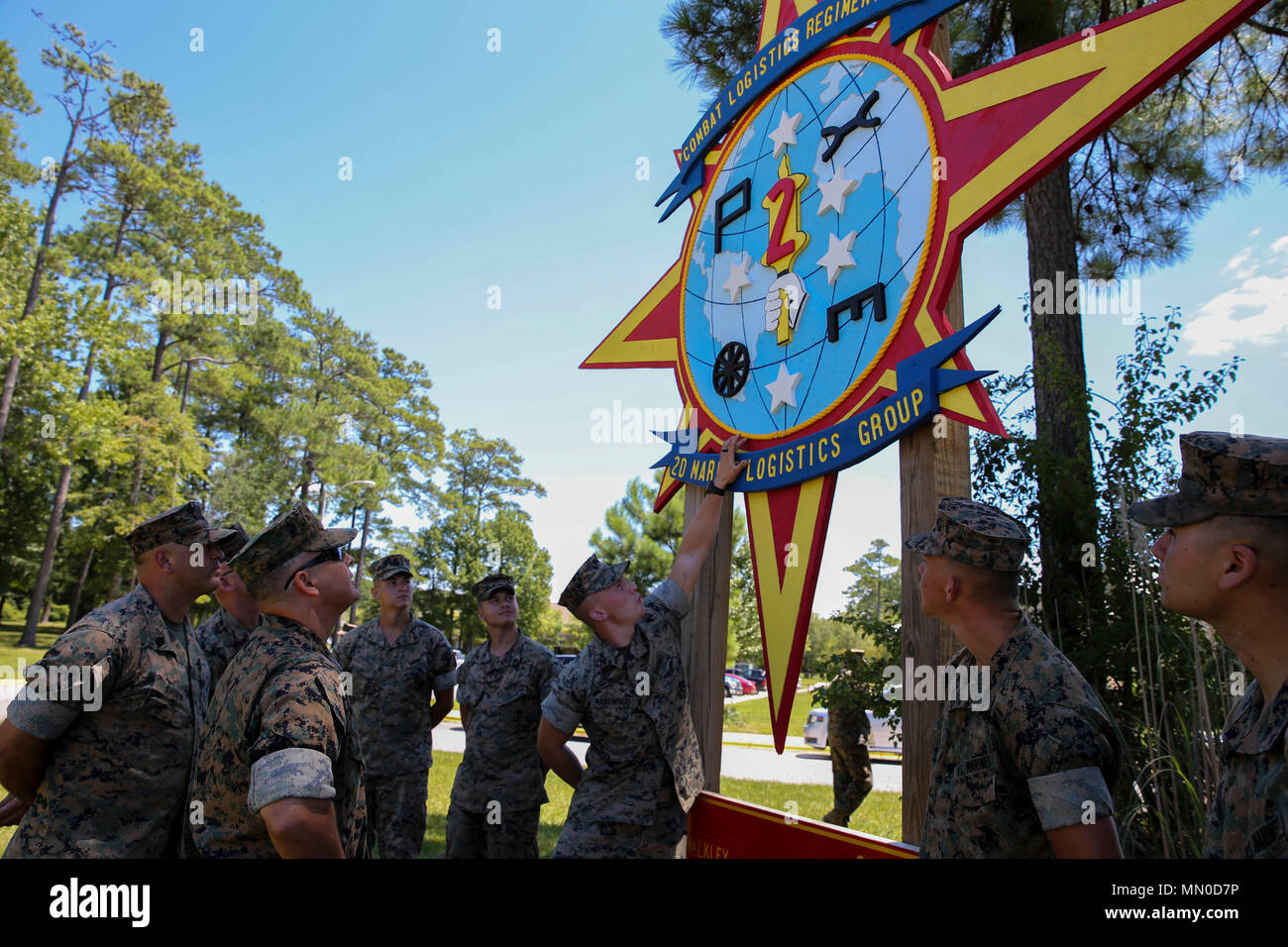 U.S. Marines with Combat Logistics Battalion 8 (CLB-8), part of Combat ...