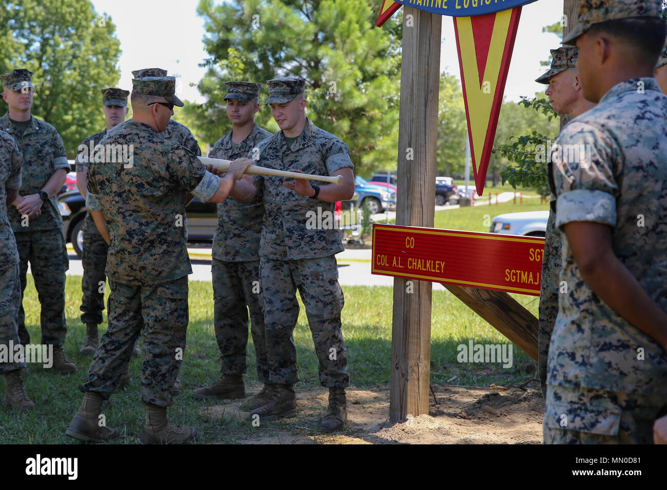 U.S. Marine Corps Col. Adam M. Chalkley, Commanding Officer, Combat ...