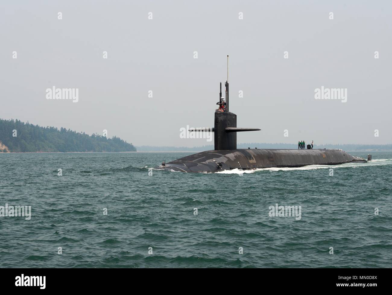 The Blue Crew of the Ohio-class ballistic-missile submarine USS ...