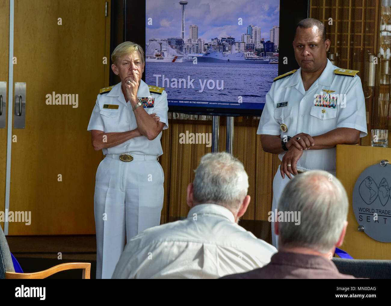 170821-N-MT581-010 SEATTLE (Aug. 2, 2017) Vice Adm. Nora Tyson ...