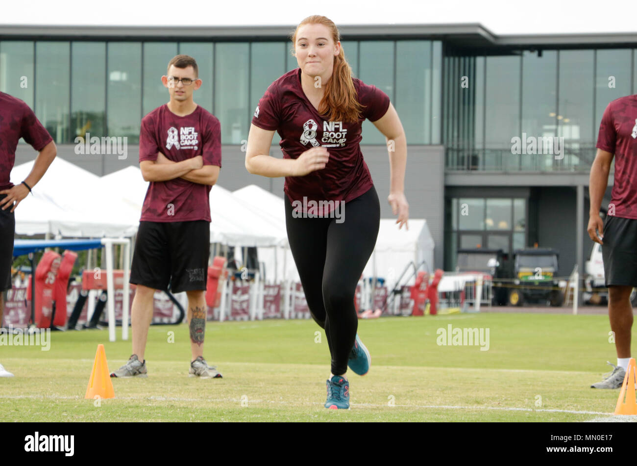 Airmen Alexandra Nason, 363 ISRG, Langley Air Force Base, participates ...