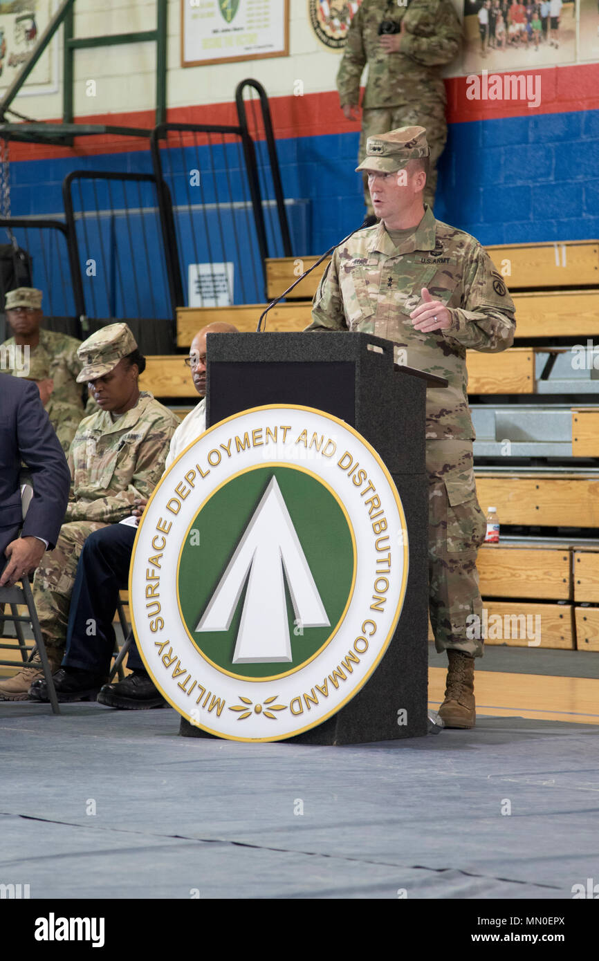 Maj. Gen. Kurt J. Ryan, commanding general of the Surface Deployment ...
