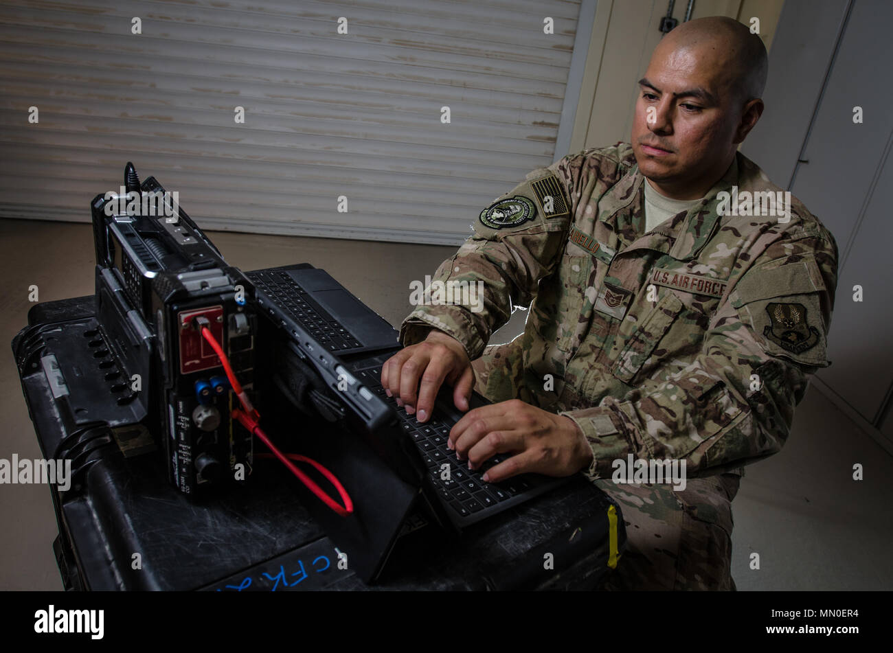 U.S. Air Force Tech. Sgt. Albert Cabello,the 609th Expeditionary Air ...