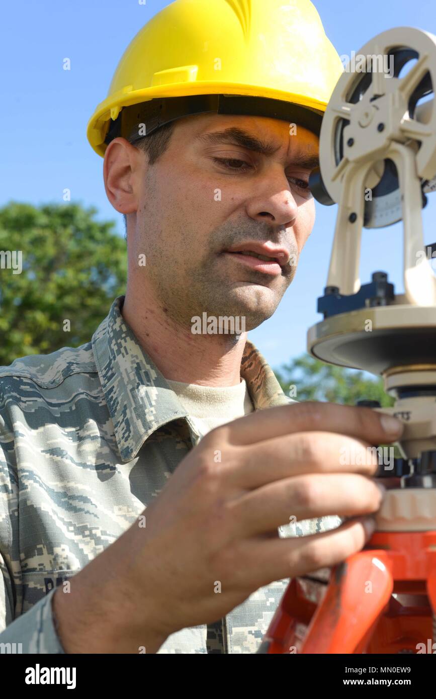 U.S. Air Force Staff Sgt. Thomas Patterson, a member of the 243rd ...