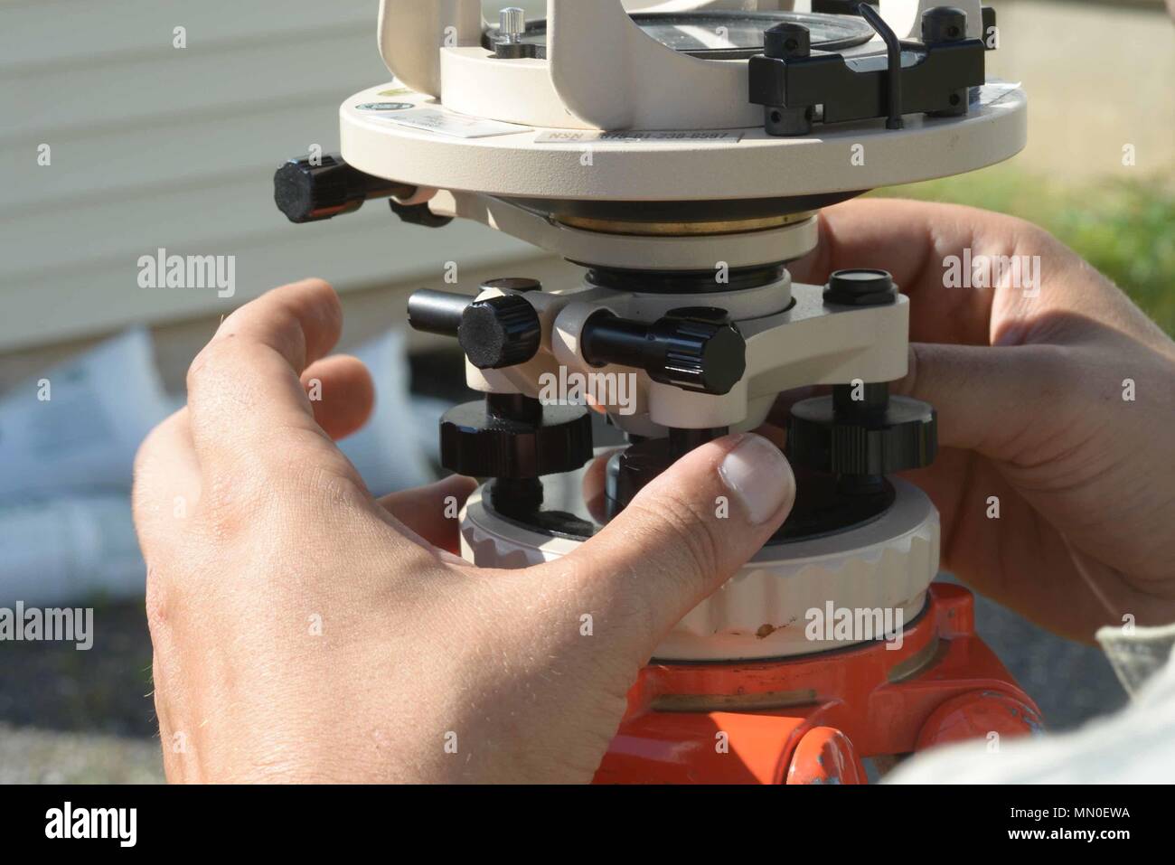 U.S. Air Force Staff Sgt. Thomas Patterson, a member of the 243rd ...