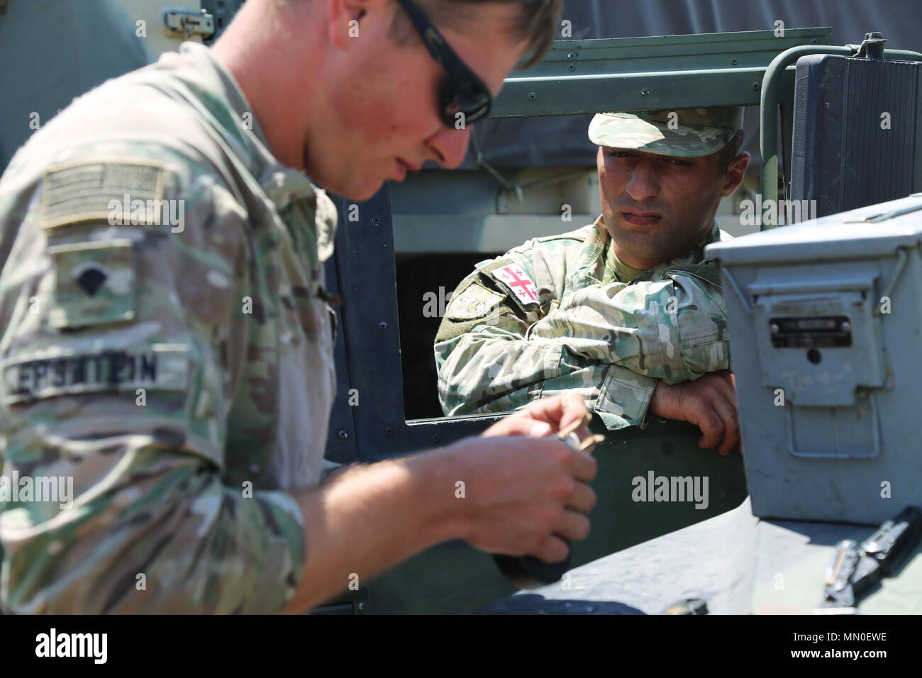 U.S. Army Spc. Michael Epshtein, 702nd Ordnance Company (EOD), 16th ...