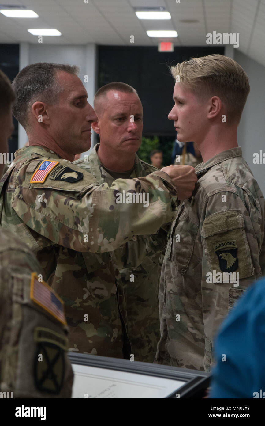 Lt. Col. Kurt Smith, commander 2nd Bn. 506th Inf. Regt., and Command ...