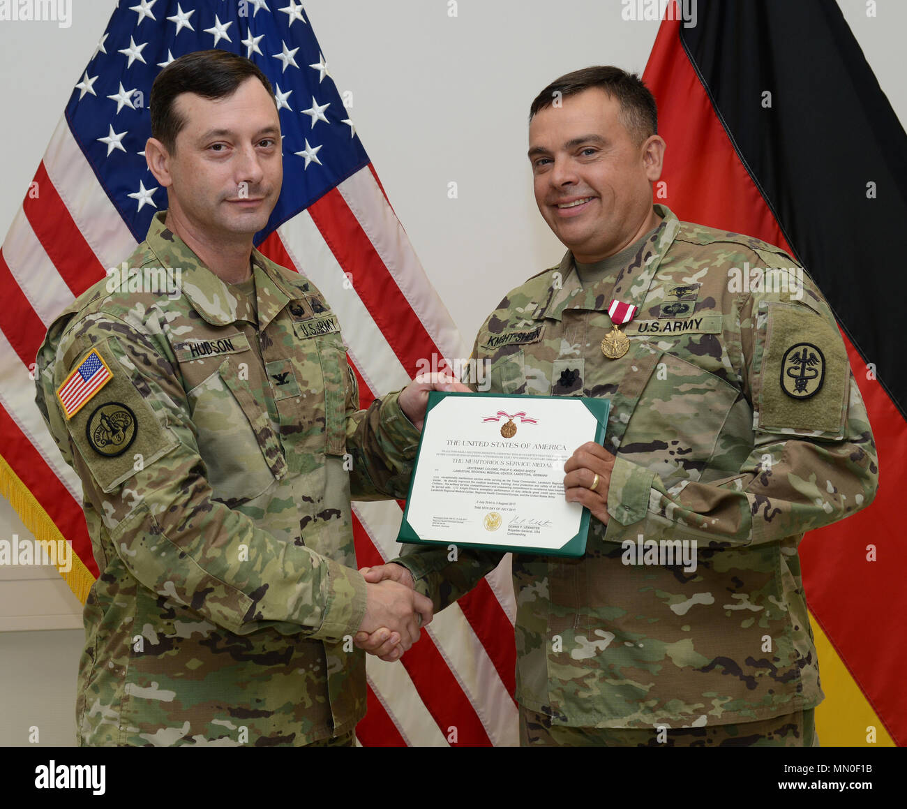 Col. Timothy L. Hudson, commander, Landstuhl Regional Medical Center ...