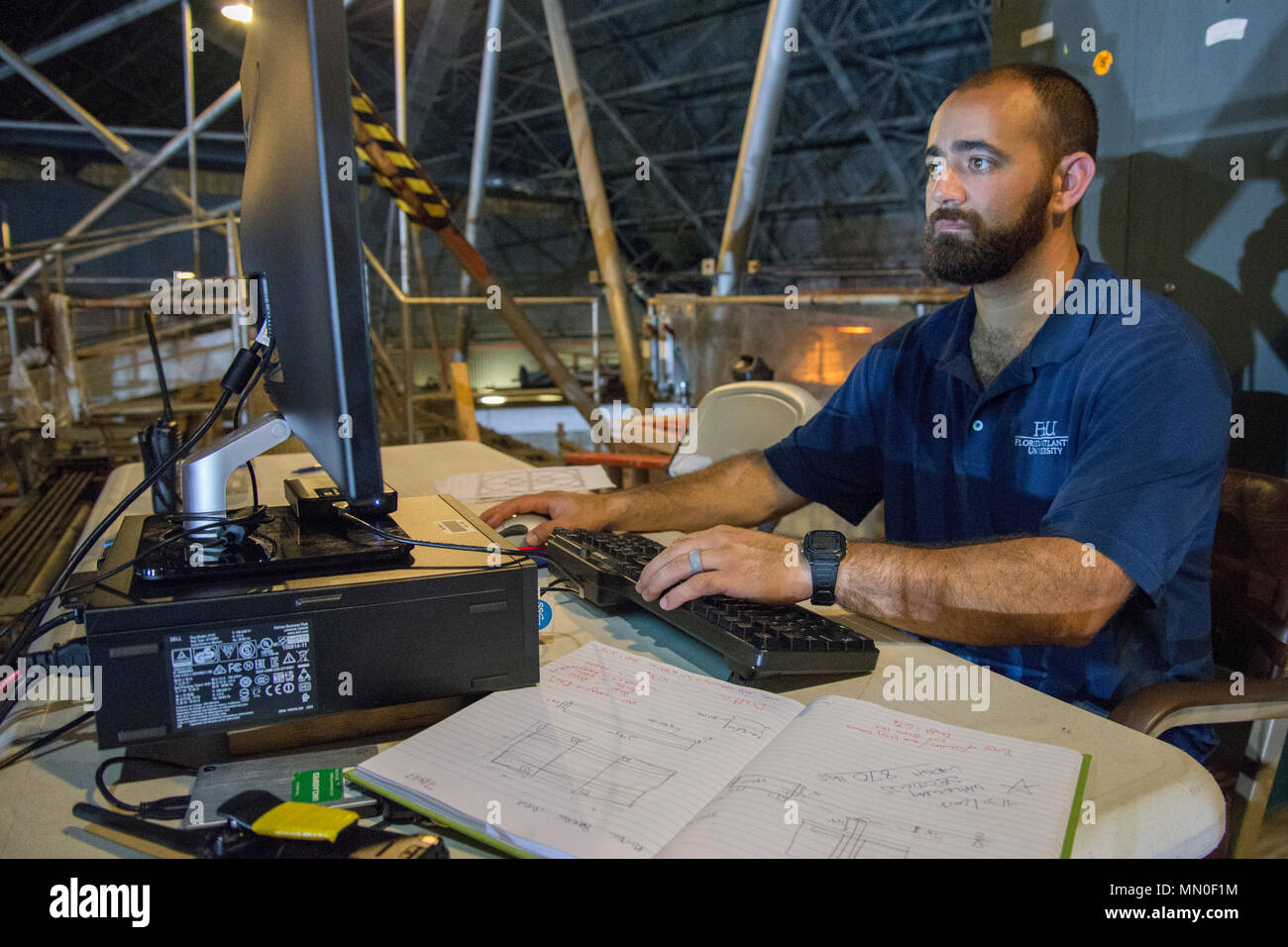 Miguel Quintero, an ocean engineer assigned to Naval Surface Warfare ...
