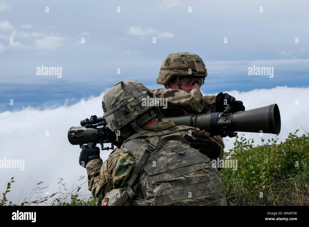M3 Carl Gustaf is a shoulder-fired recoilless rifle manufactured by ...