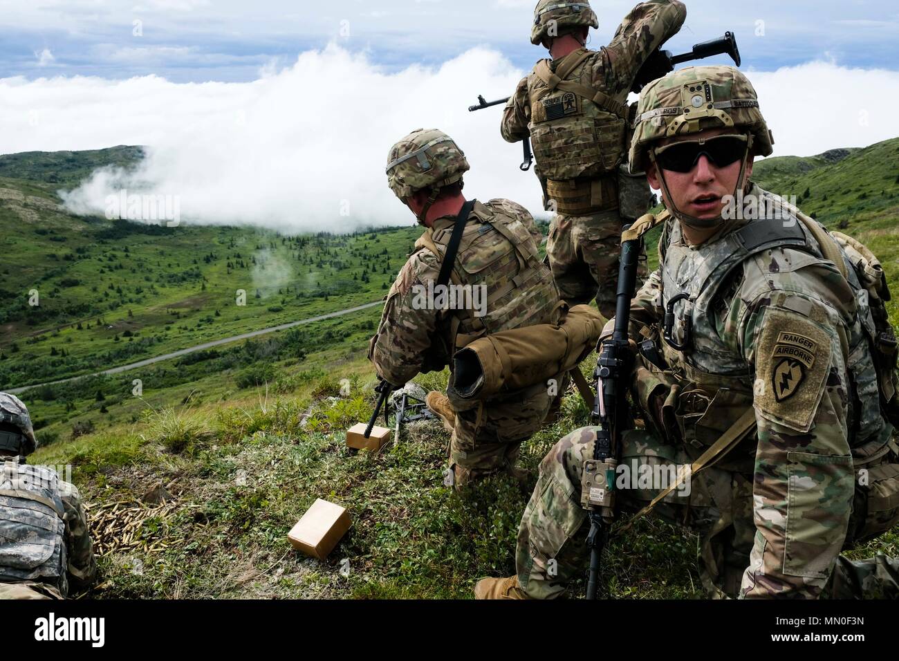 Paratroopers of Charlie Company, 3rd Battalion, 509th Parachute ...