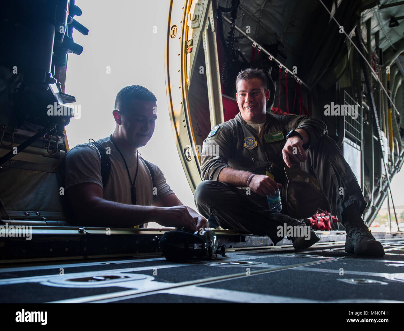 U.S. Air Force Airman 1st Class Austin Metzler, loadmaster, 61st ...