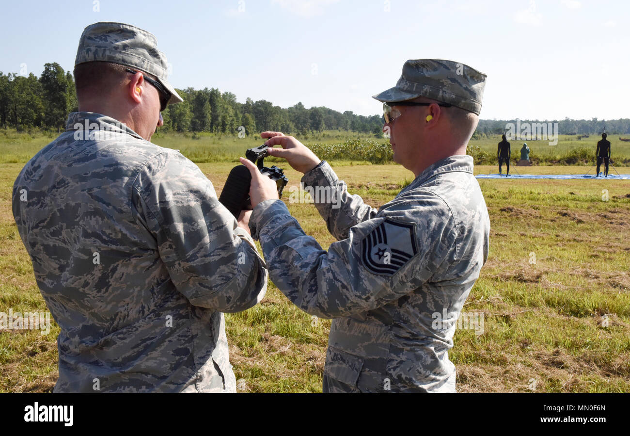 Master Sgt. Russell Mears, a member of the 189th Security Forces ...