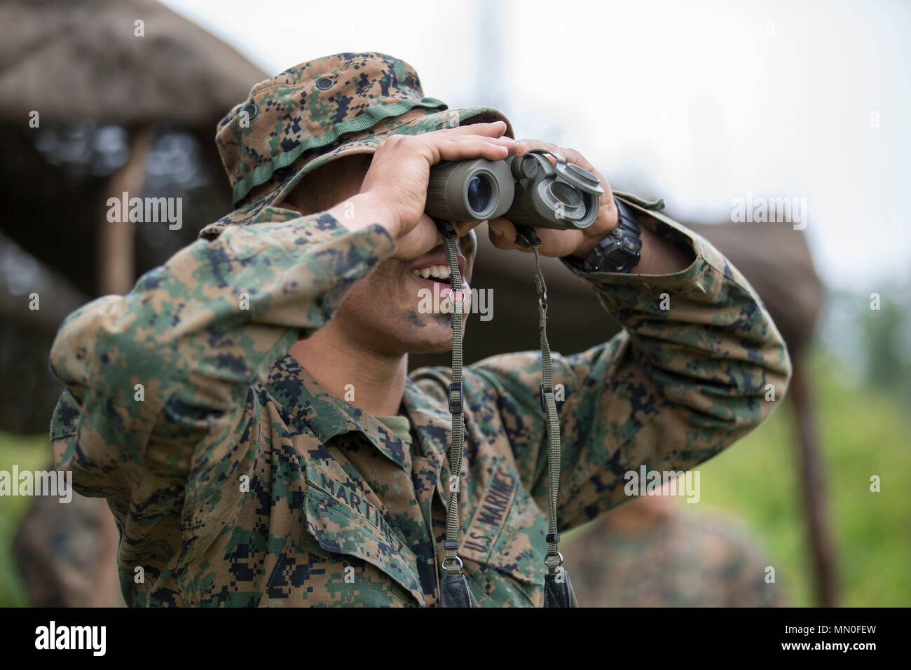 CAMP GRAYLING, Mich. – U.S. Marine Lance Cpl. Lizandy Martinez, forward ...