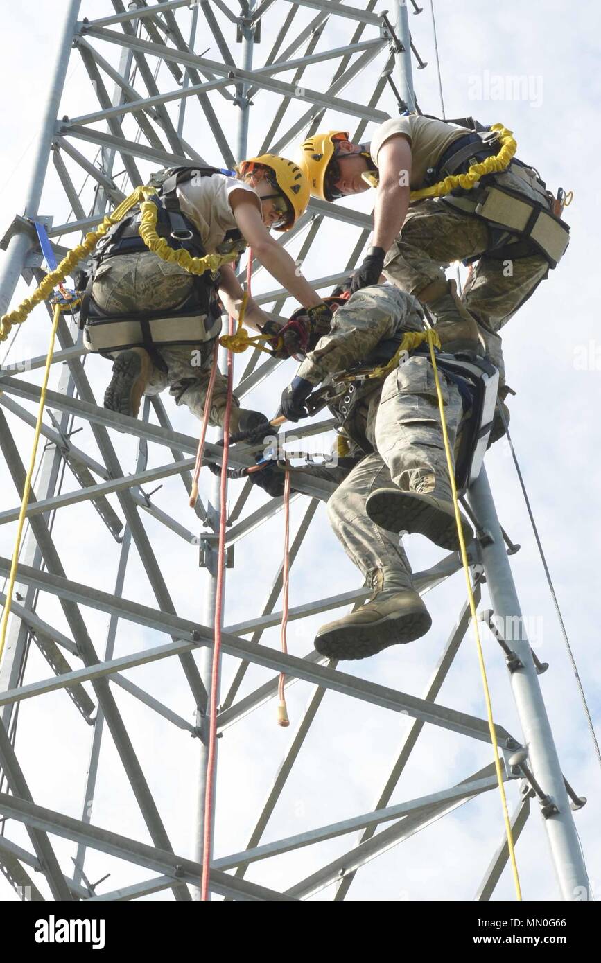 U.S. Air Force Staff Sgt. Chelsea Kennie and Staff Sgt. Ethan Gilman ...