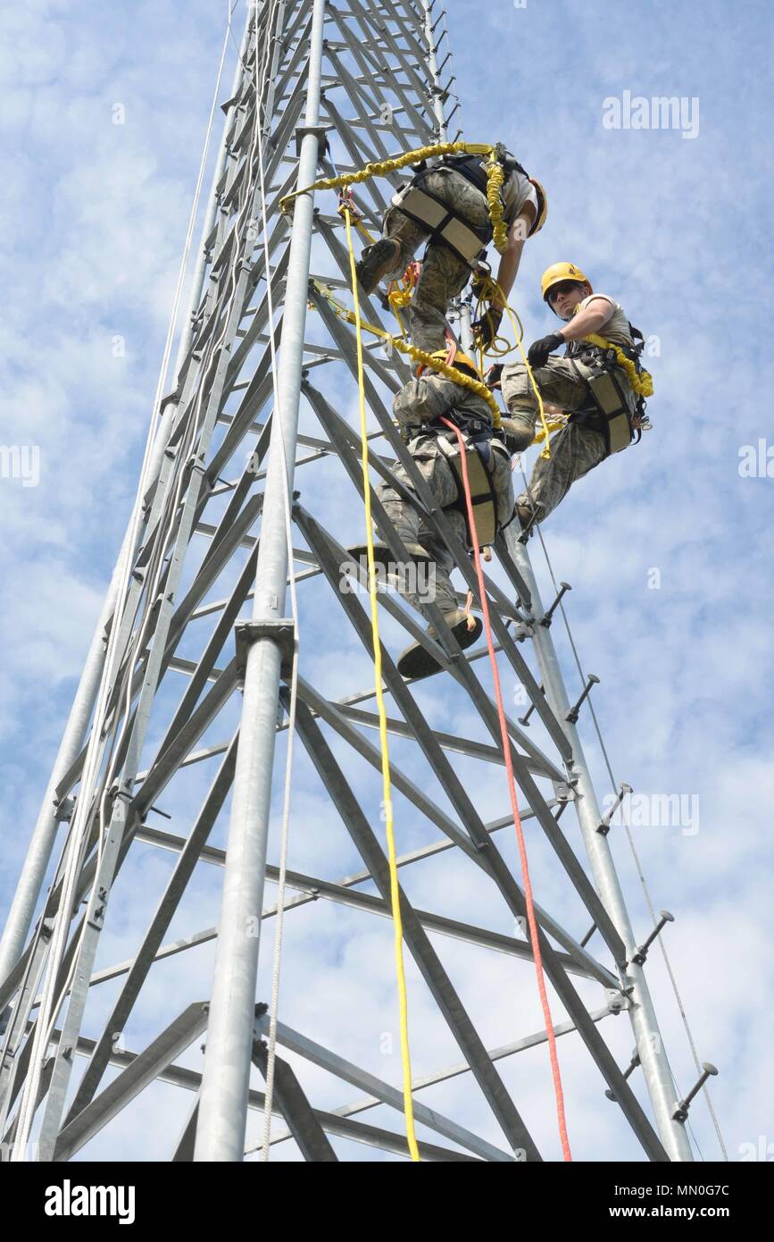 U.S. Air Force Staff Sgt. Chelsea Kennie and Staff Sgt. Ethan Gilman ...