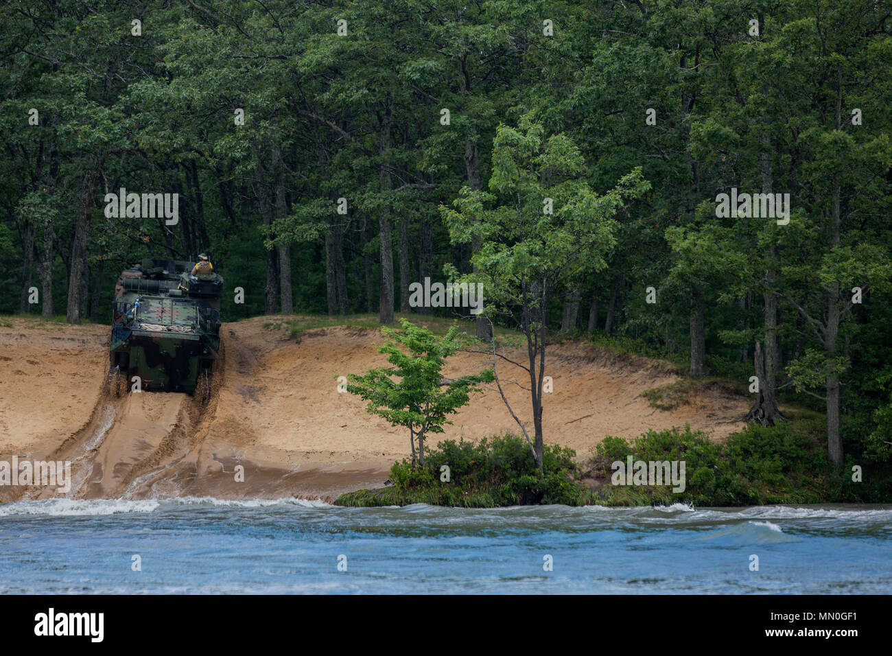 GRAYLING, Mich. – U.S. Marines with 4th Assault Amphibian Battalion ...