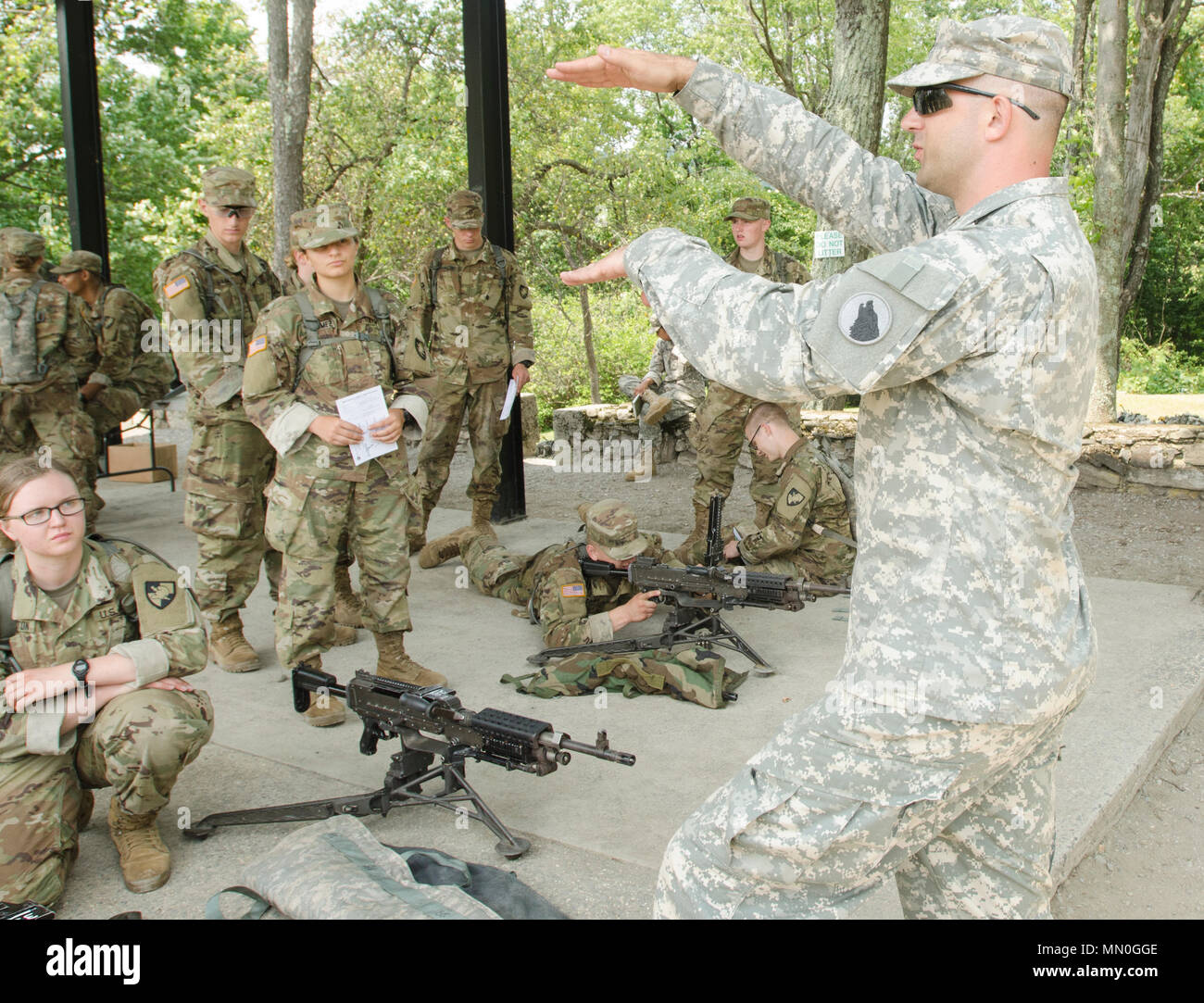 U.S. Army Reserve Master Sgt. Henry W. Johnson, a senior trainer ...