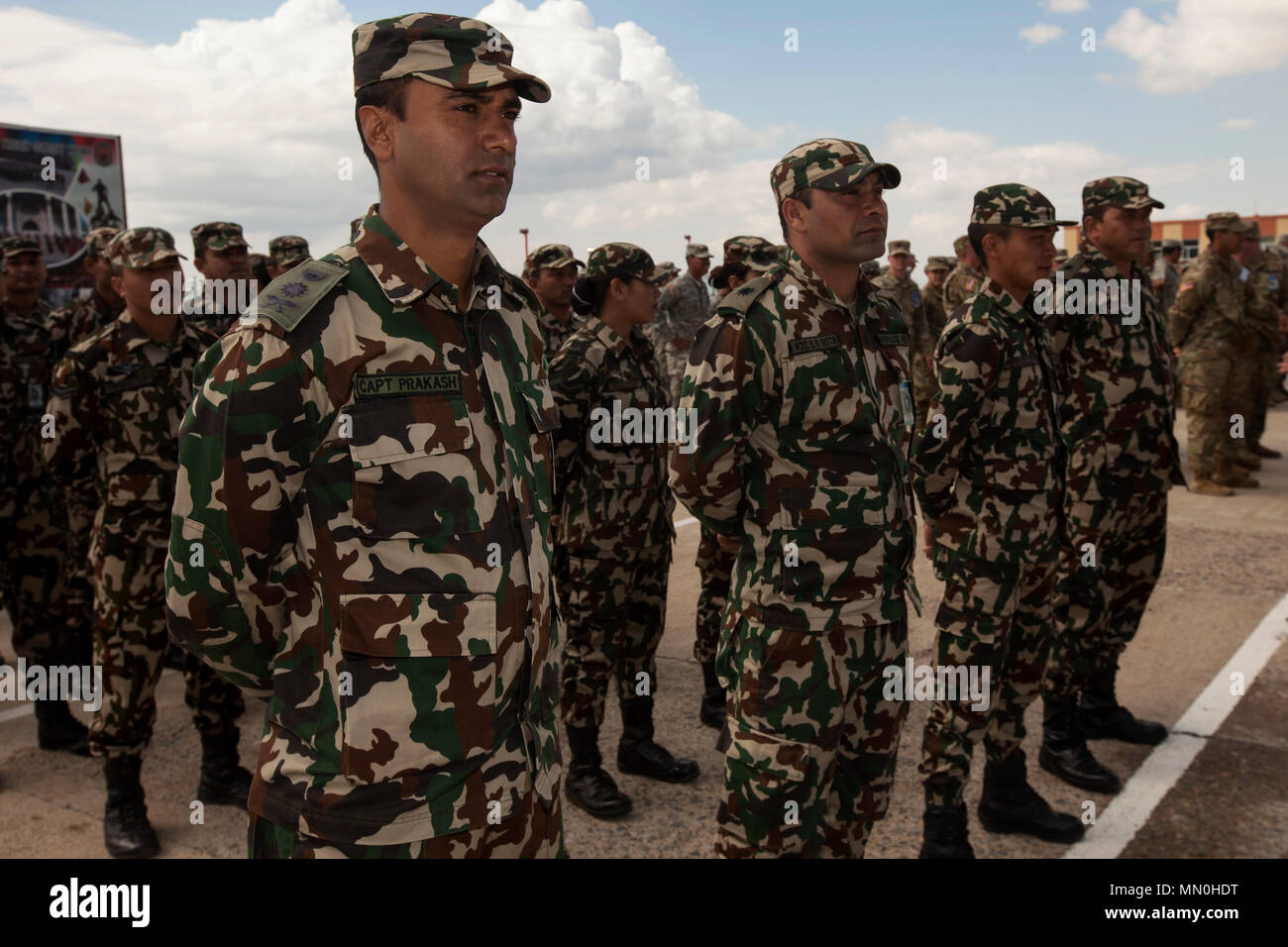 Un peacekeeping soldiers parade hi-res stock photography and images - Alamy