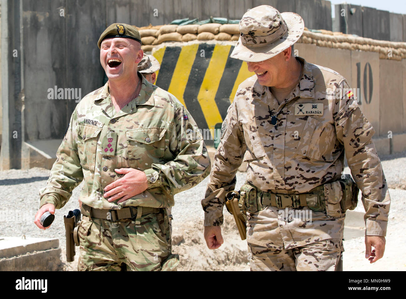 British army Brig. Gen. Frazer M. Lawrence, deputy commanding general ...