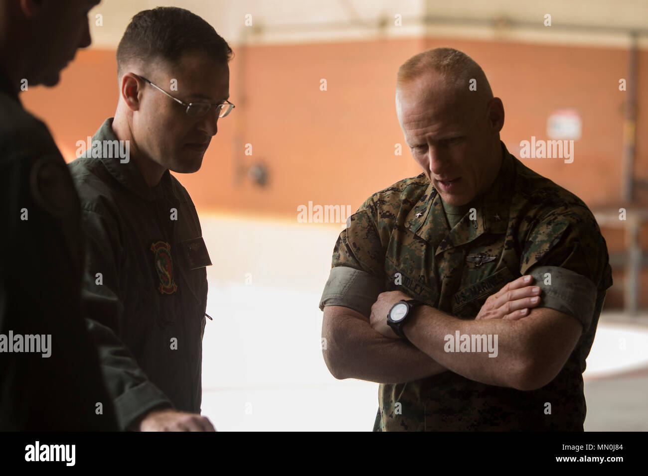 Brig. Gen. Thomas Weidley, the commanding general of 1st Marine ...