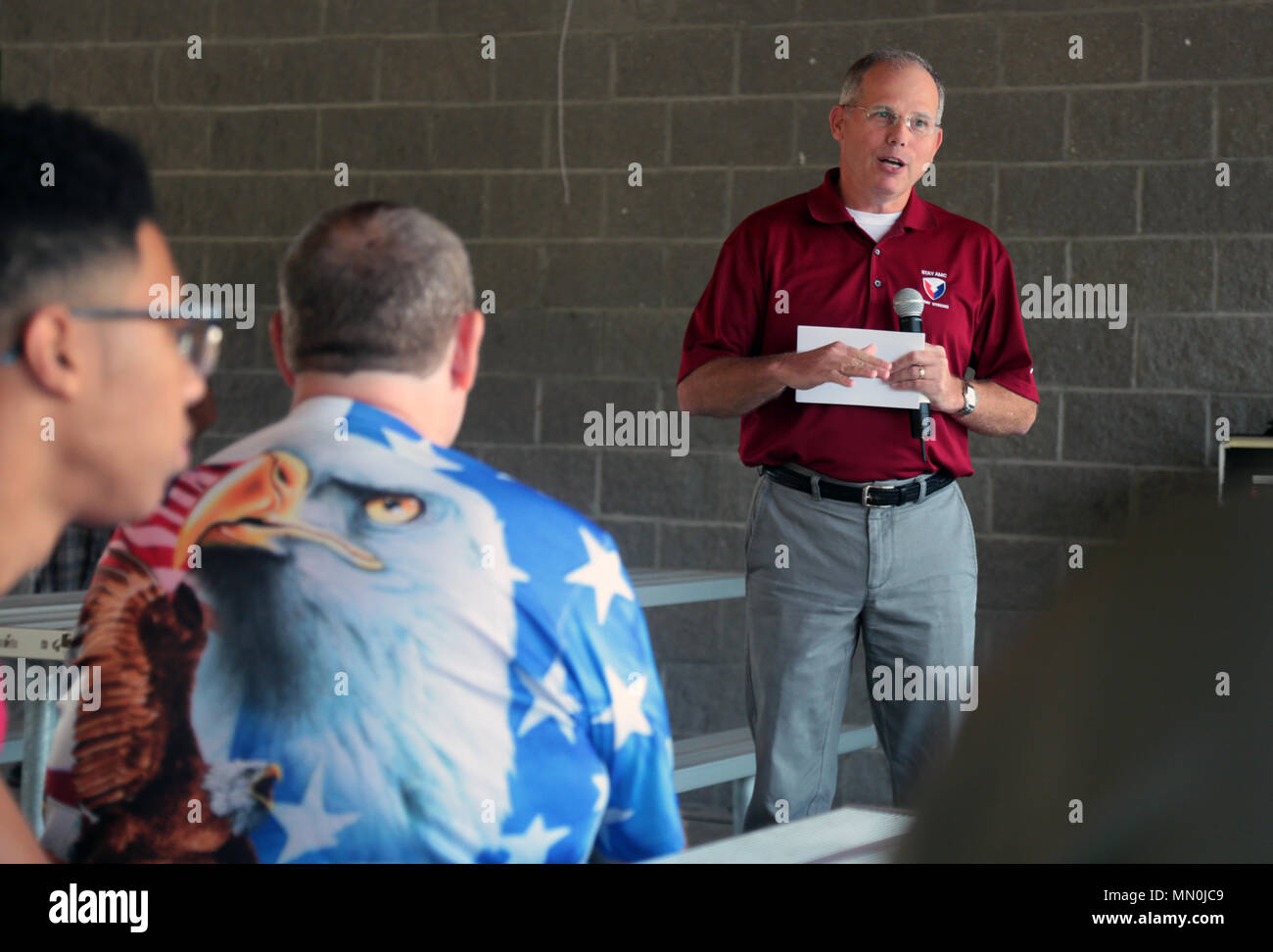 Maj. Gen. Allan Elliot delivers Army Materiel Command's organizational ...