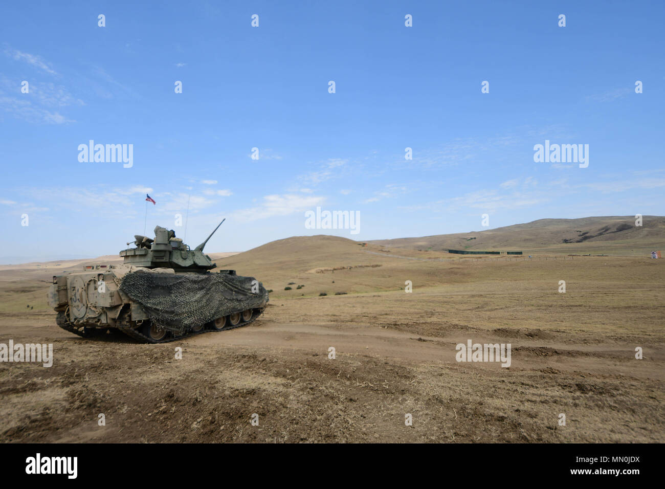 TBILISI, Georgia -- A Bradley fighting vehicle from 1st Battalion 66th ...