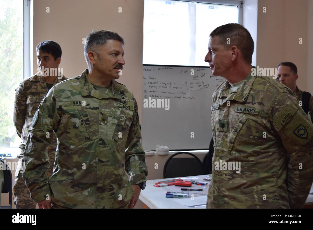 Brig. Gen. Jeffrey Van, Task Force Spartan deputy commanding general ...