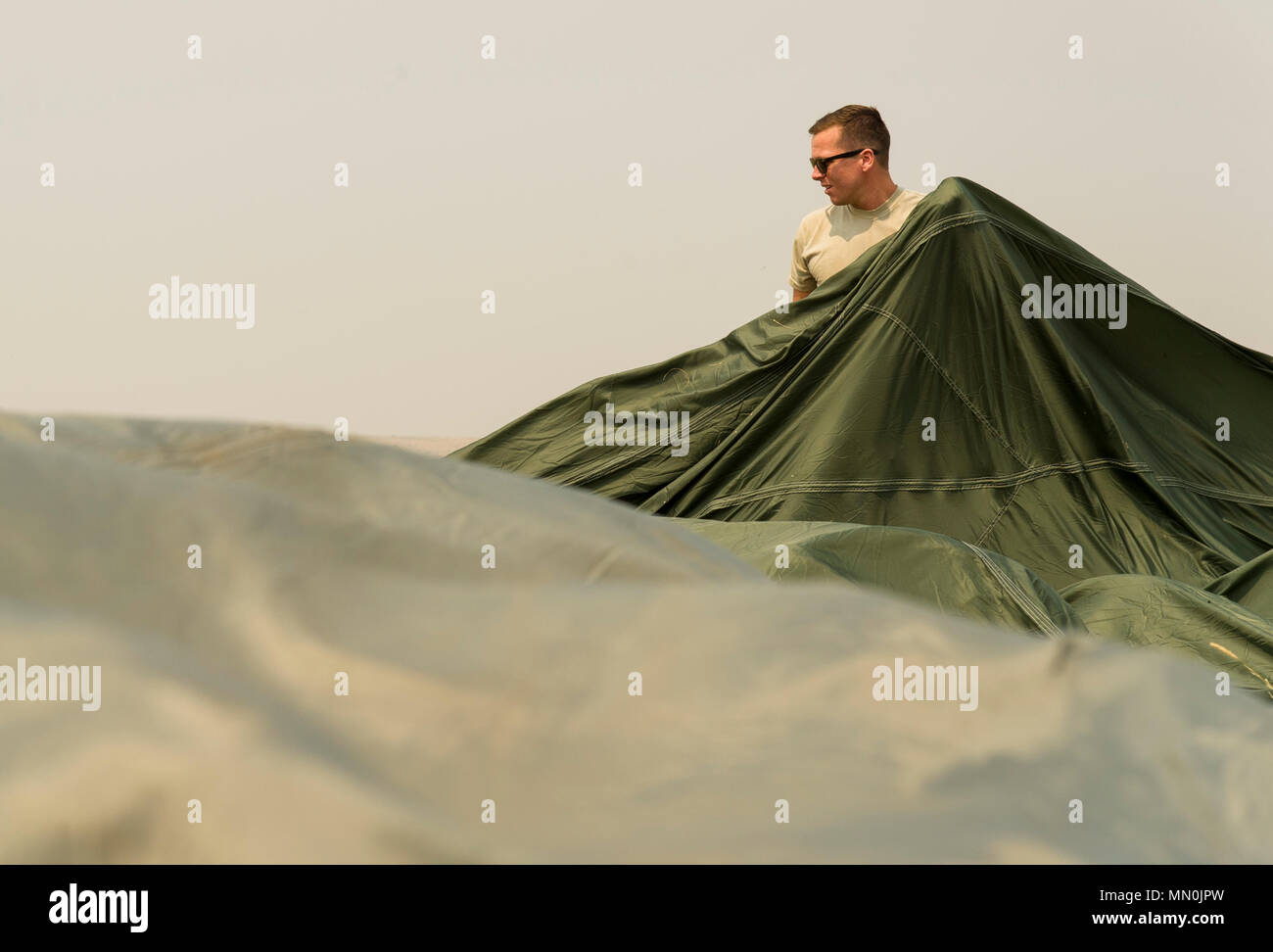 U.S. Air Force Airman 1st Class Brandon Culver an aerial porter from ...