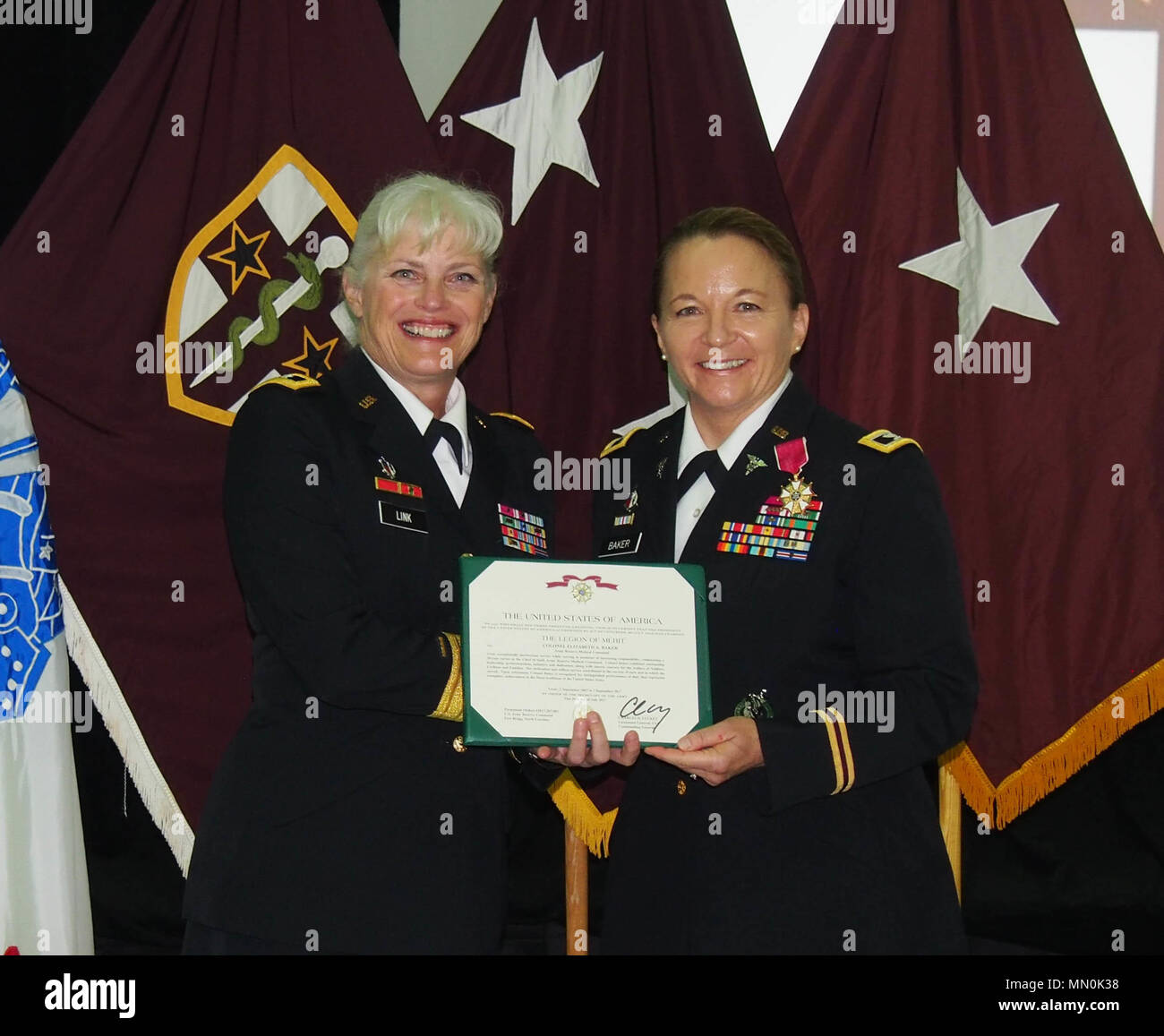 Col. Elizabeth A. Baker, Army Reserve Medical Command’s outgoing chief ...