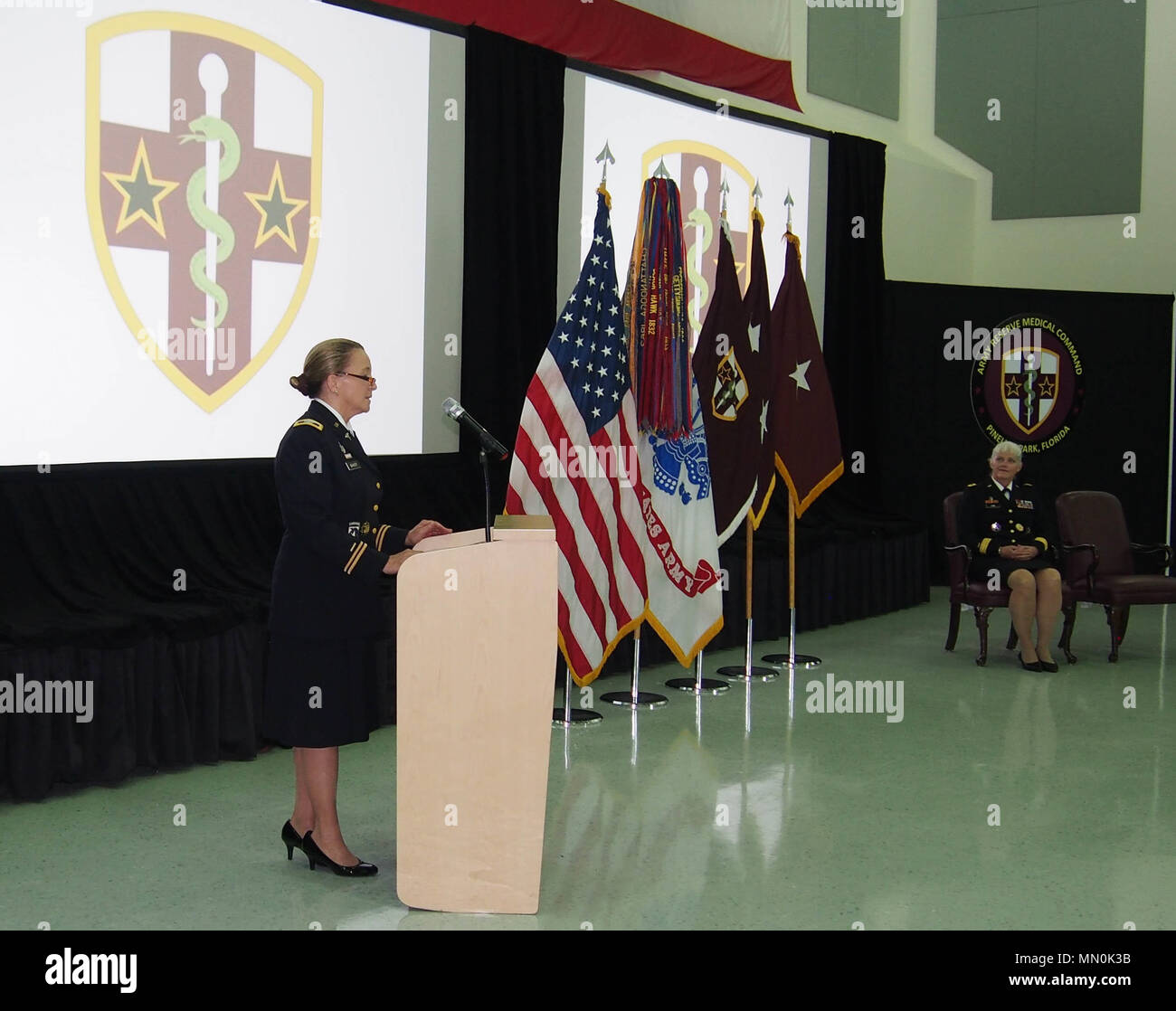 Col. Elizabeth A. Baker, Army Reserve Medical Command’s outgoing chief ...