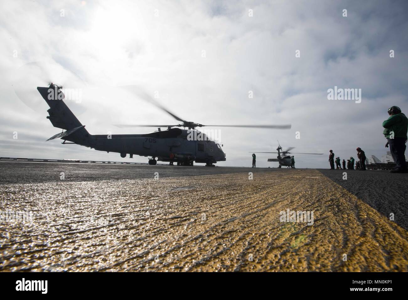 170804-N-VN584-814 PACIFIC OCEAN (Aug. 4, 2017) An MH-60R Seahawk ...