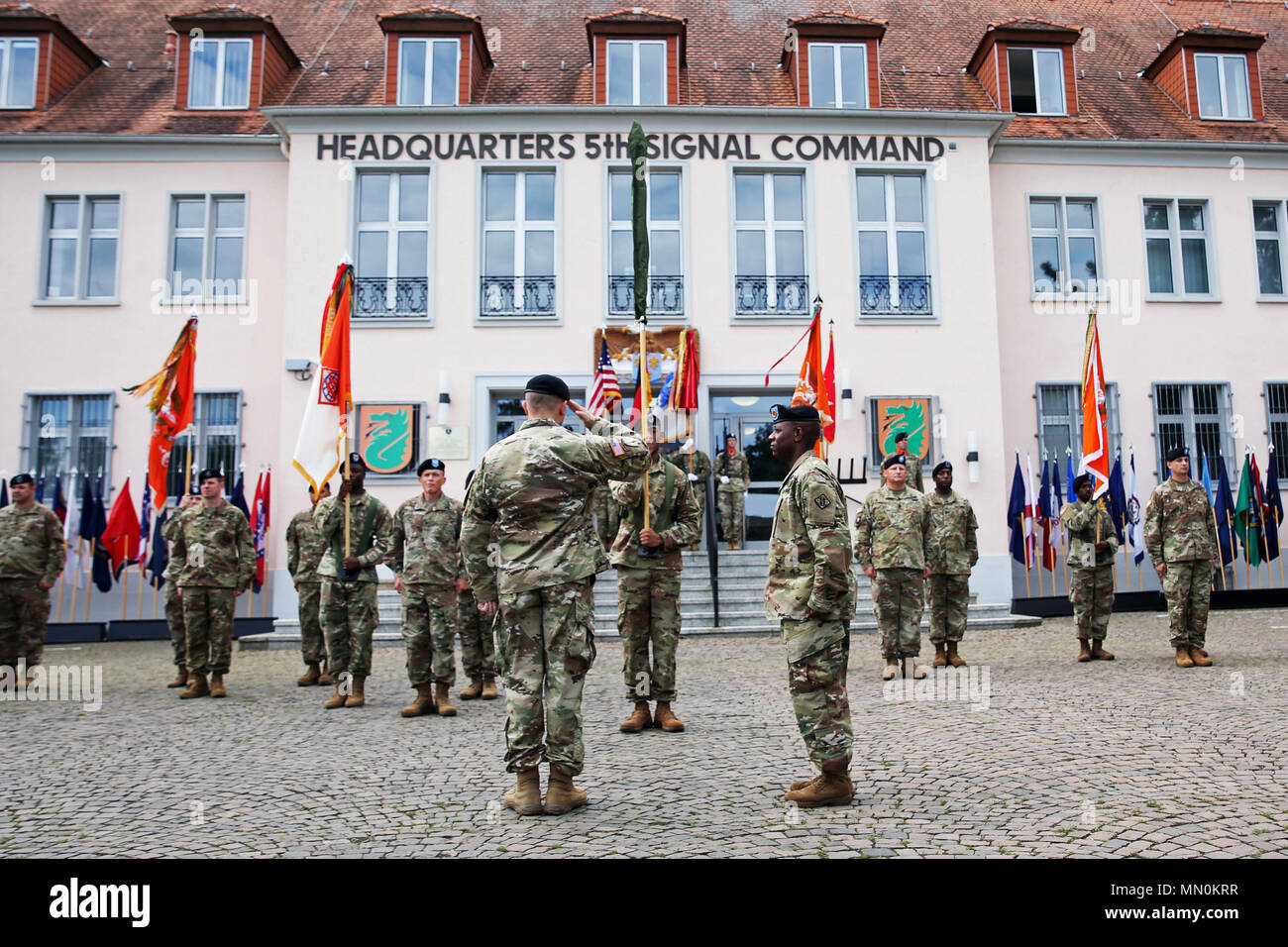 U.S. Army Col. Rob Parker, the U.S. Army Europe chief information ...