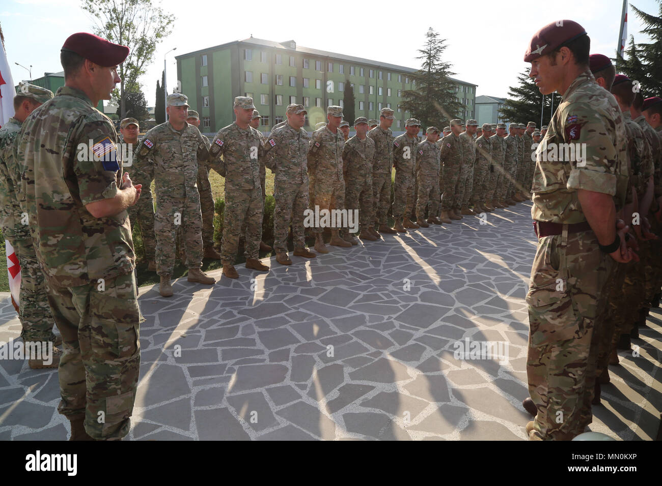 U.S. Army Maj. Mark Bush, 2nd Parachute Regiment, shares his gratitude ...