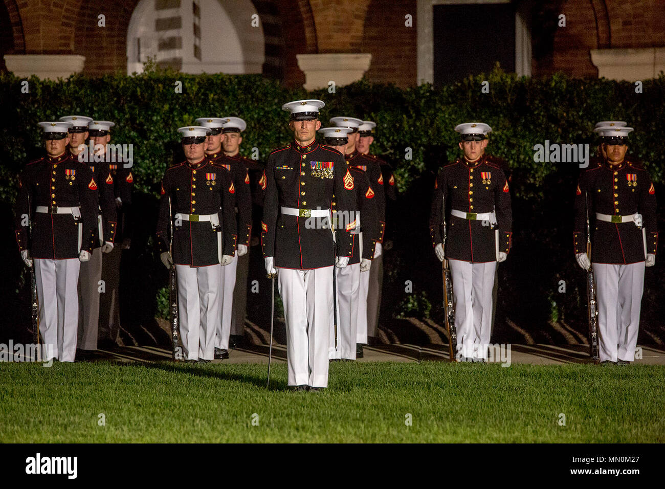 Staff Sgt. James M. Finney, acting platoon commander, 1st platoon ...