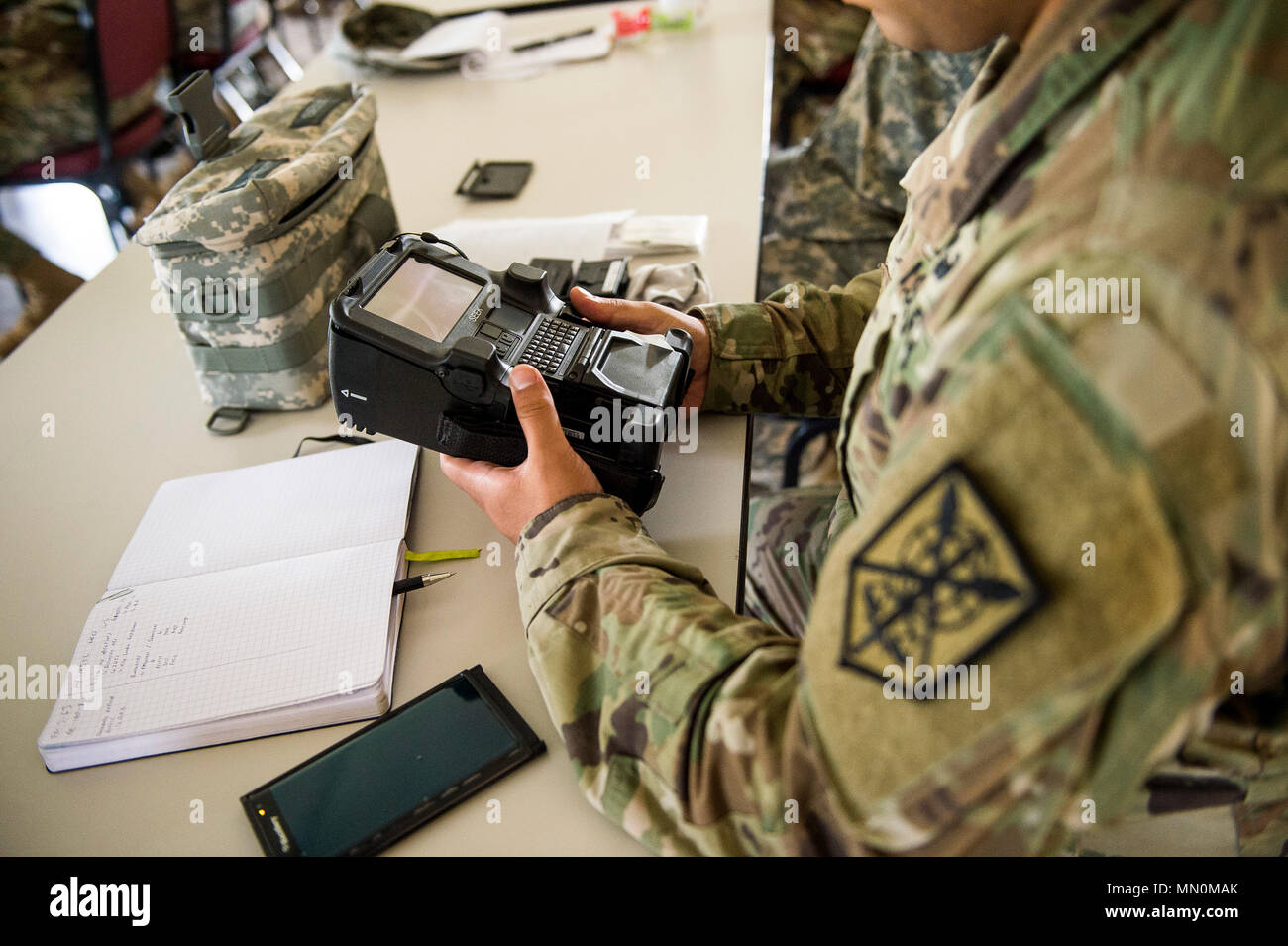 A U.S. Army Reserve Soldier from the 200th Military Police Command ...