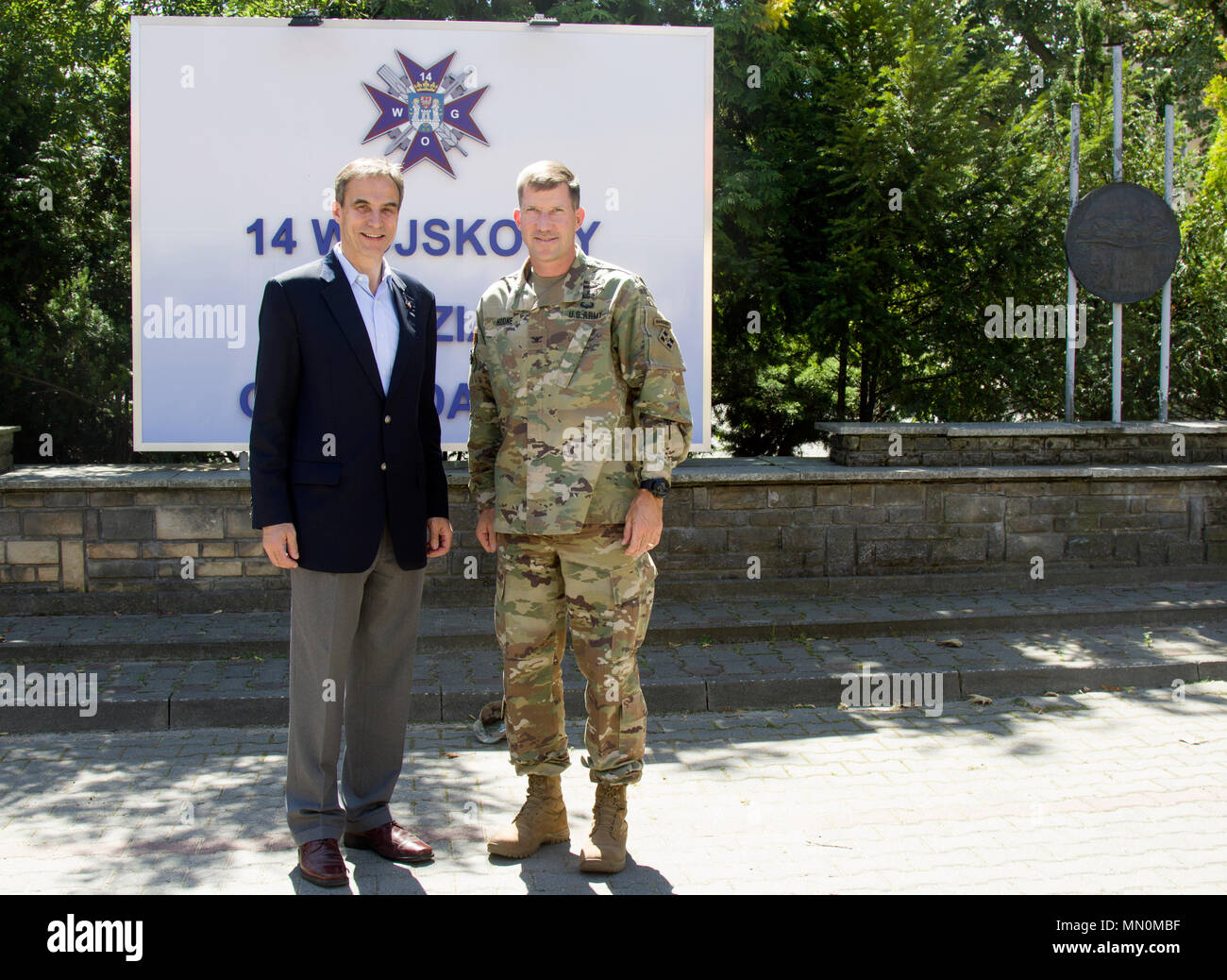POZNAN, Poland-- U.S. Ambassador to Poland Paul Jones and Col. David ...